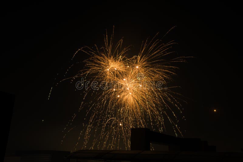 Fireworks Crackers Display Celebration Holiday Stock Photo - Image of ...