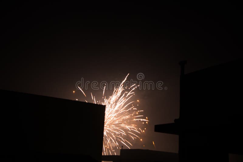 Fireworks Crackers Display Celebration Holiday Stock Photo - Image of ...