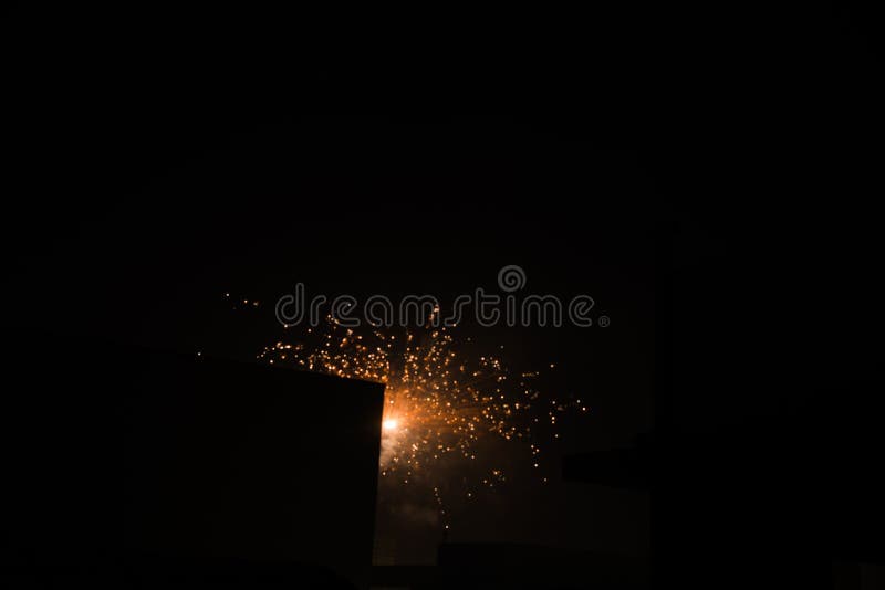 Fireworks Crackers Display Celebration Holiday Stock Image - Image of ...