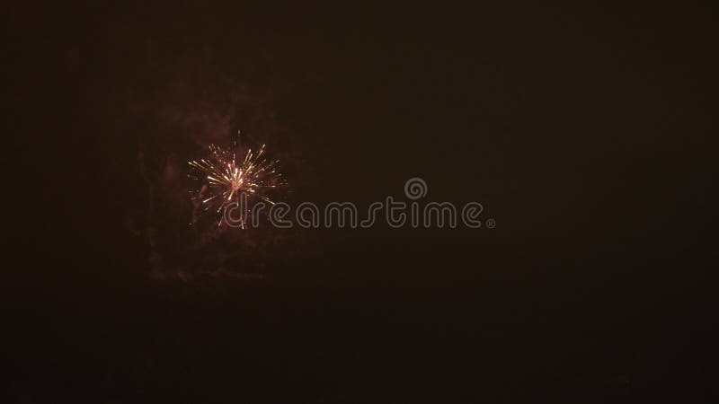 Fireworks in Dark Sky, Celebratation Stock Image - Image of bright ...