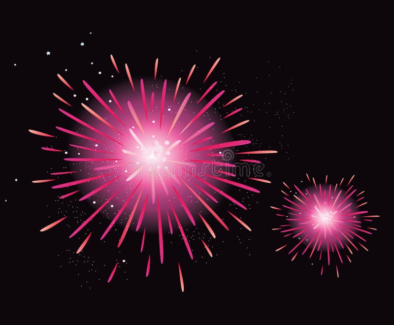 Fireworks display stock vector. Illustration of bright - 11652132