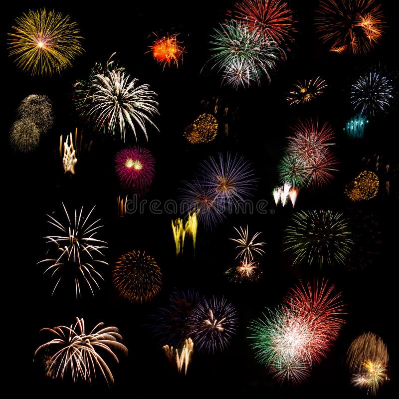 Fireworks display stock photo. Image of party, fourth - 18431572