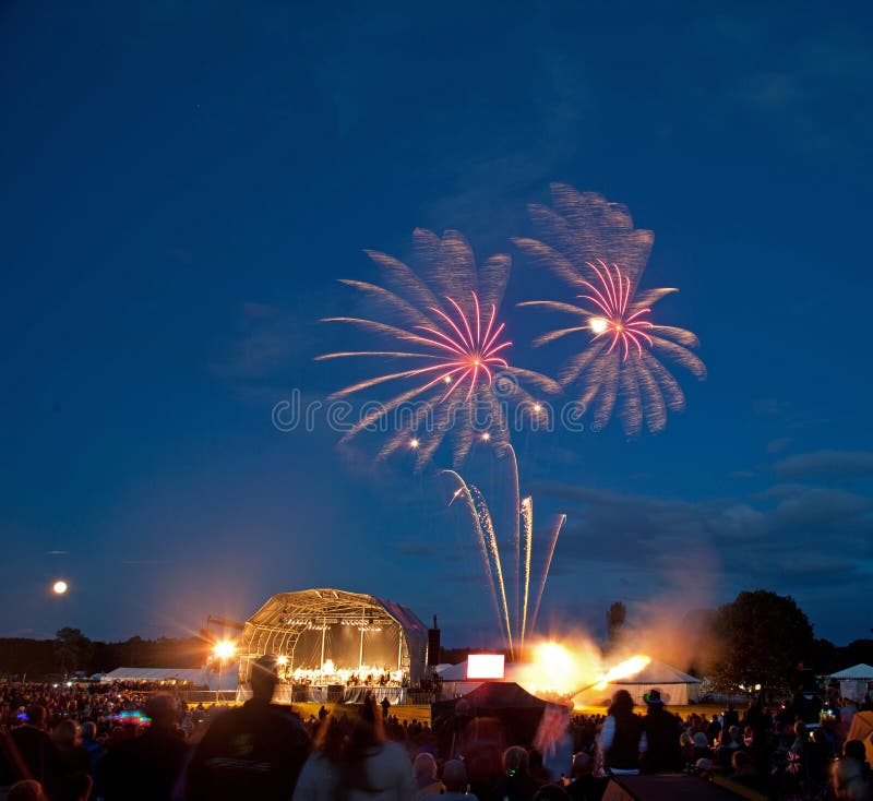 Fireworks Display stock image. Image of night, orchestra - 20491017