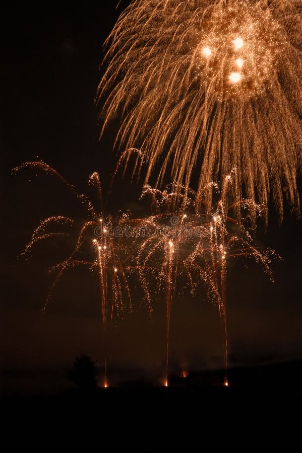 Fireworks Display stock image. Image of july, pattern - 3155967