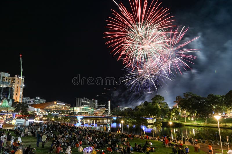 Fireworks Display at Australia Day 2020 in the City Celebrations in ...