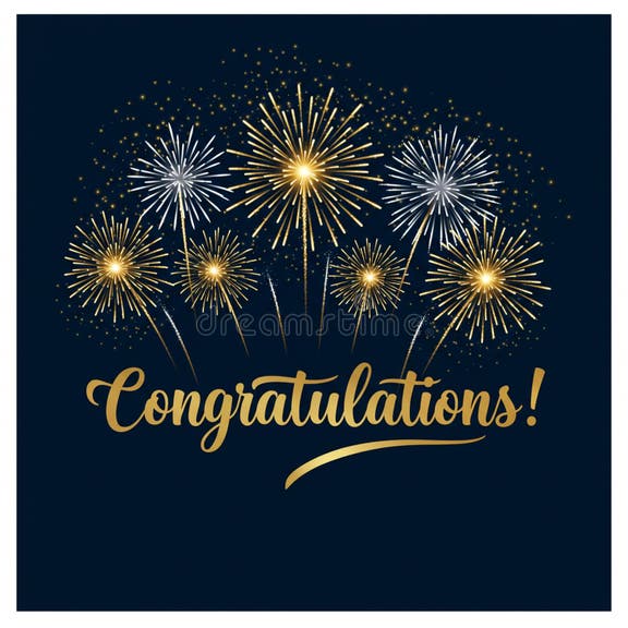 Fireworks Display with Bursts of Gold and Silver Against a Dark Blue ...