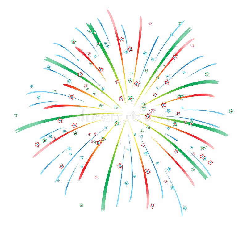 Fireworks vector stock vector. Illustration of celebrate - 43542589
