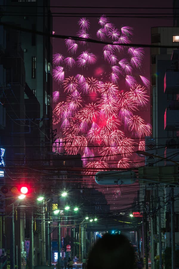 Sumidagawa Fireworks Festival Editorial Stock Photo - Image of darkness ...