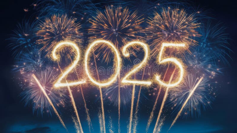 2025 Fireworks Display Lighting Up the Sky Stock Image - Image of ...