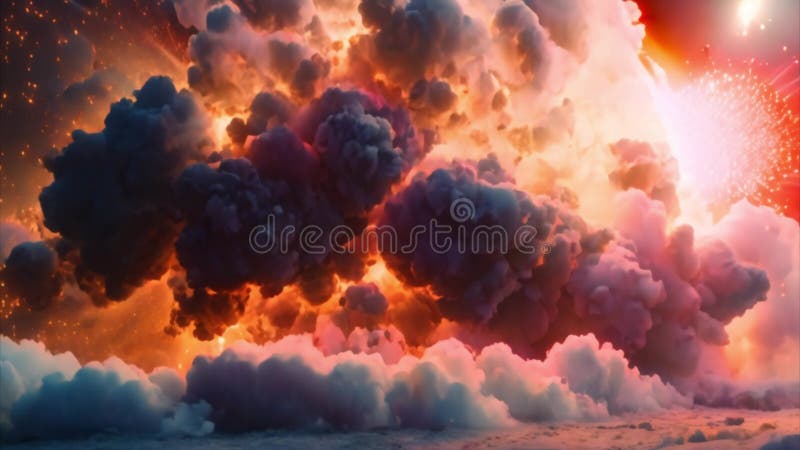 Fireworks Display in the Sky Stock Video - Video of explosion, bright ...