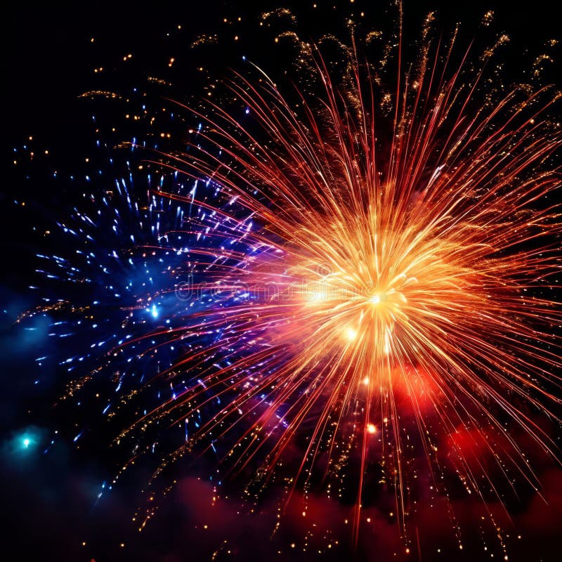 Fireworks stock illustration. Illustration of item, showcasing - 312722592