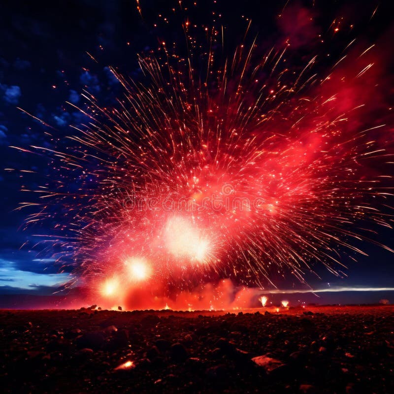 Fireworks stock illustration. Illustration of fireworks - 312722676