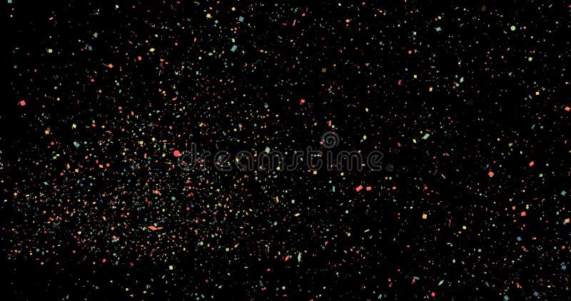 Fireworks Explosion Spark on a Black Background Stock Illustration ...