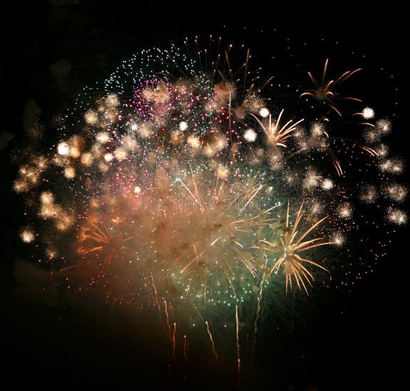 Fireworks Finale stock photo. Image of exciting, starburst - 11002942