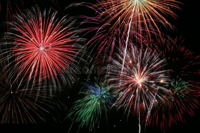 Fireworks finale stock photo. Image of festival, golden - 936620