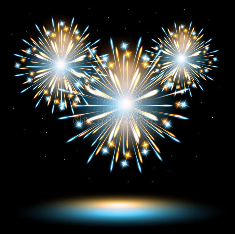 Celebration Firework Explosion Graphic Stock Vector - Illustration of ...