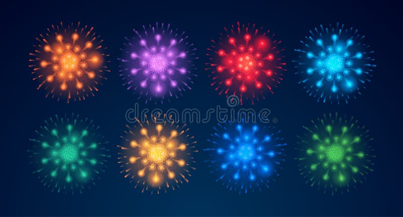 Firecrackers Bursting Stock Illustrations – 200 Firecrackers Bursting ...