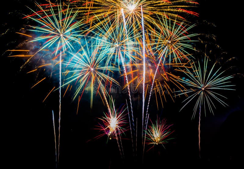 Fireworks stock image. Image of festive, birthday, celebration - 49046051