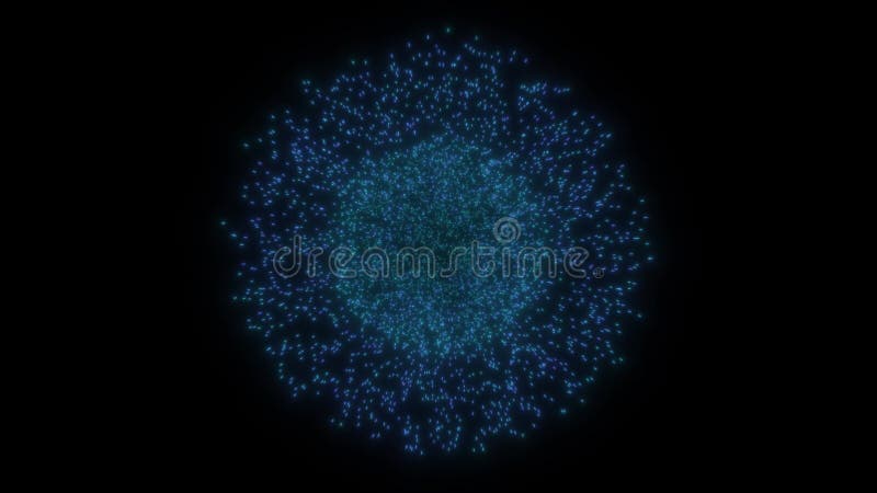 Fireworks Flash Festive 3d Background. 3d Render of a Beautiful Purple ...