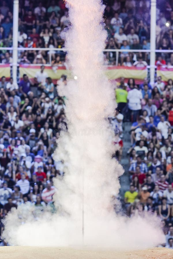 Firework flight at a party editorial stock photo. Image of light ...