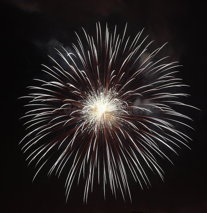 Fireworks - Red Flower stock photo. Image of darkness, show - 940786