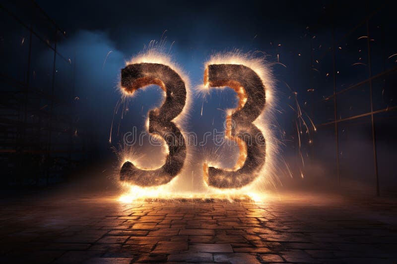 Fireworks Forming the Numbers 2023 Perfect for Stock Illustration ...