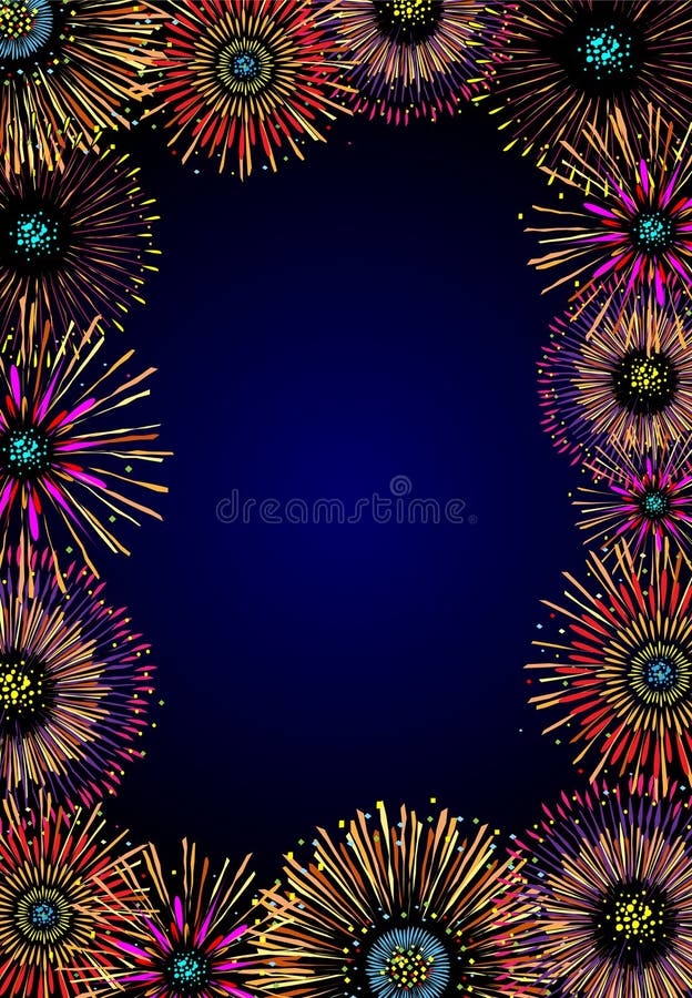 Frame Fireworks Stock Illustrations – 16,675 Frame Fireworks Stock ...