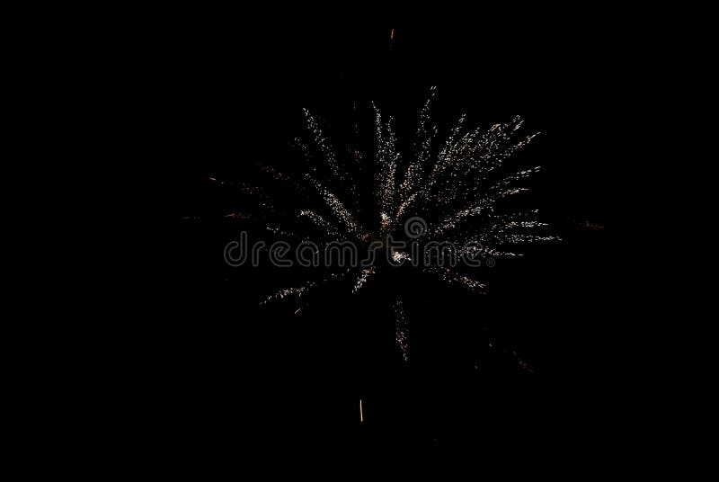 Fireworks in Full Explosion at Night Stock Image - Image of gunpowder ...