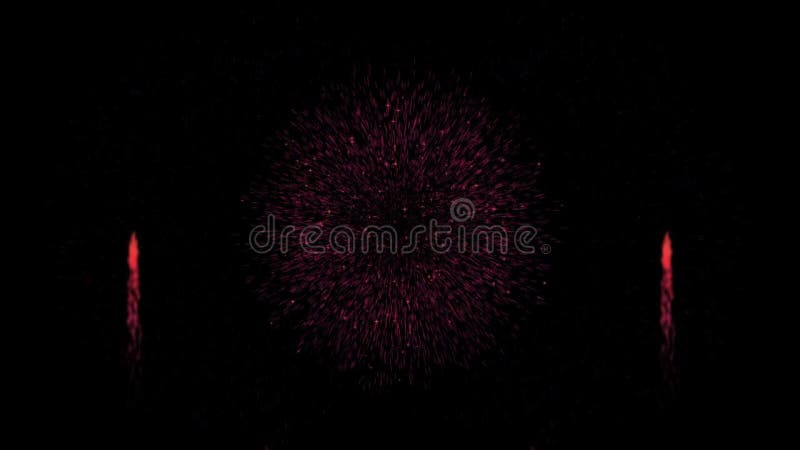 Fireworks Glitter Particles Animation Motion Graphics Stock Video ...