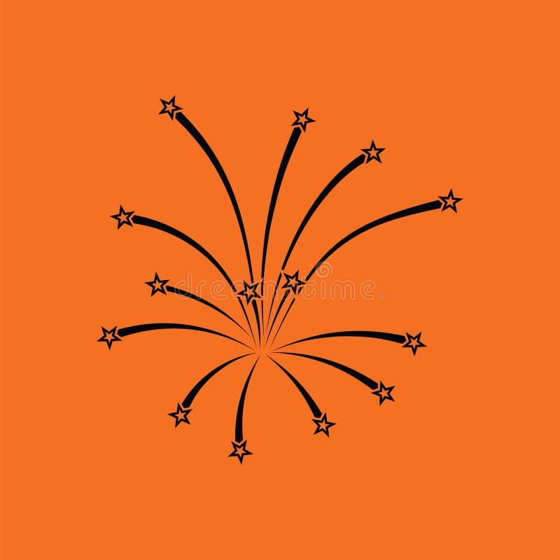 Fireworks icon stock vector. Illustration of decoration - 127924948