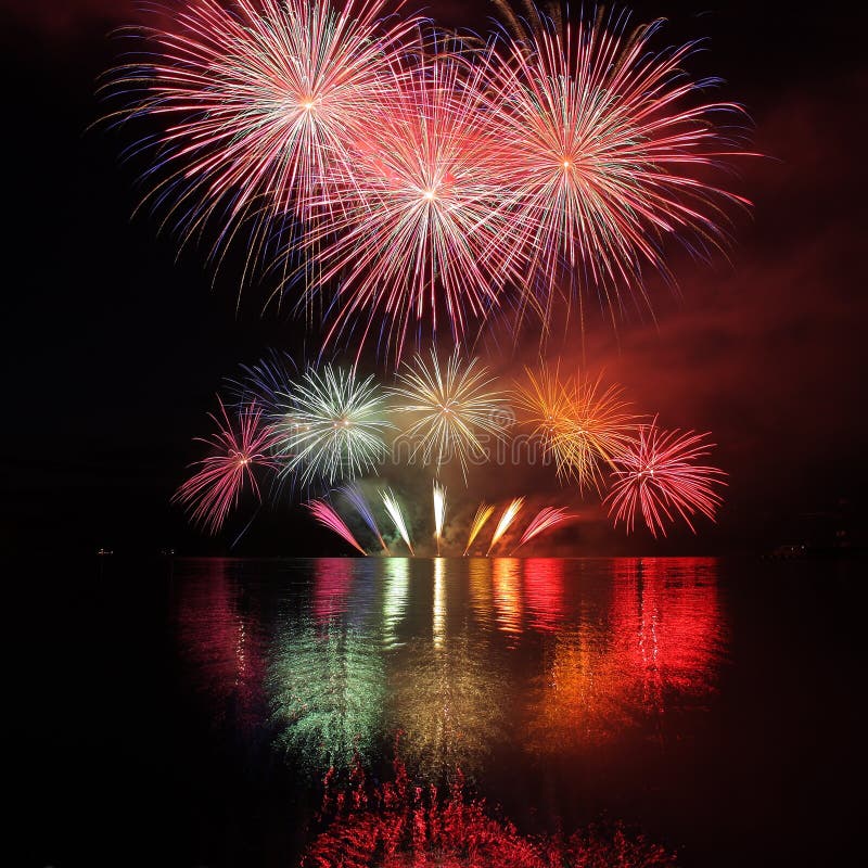 Fireworks - Ignis Brunensis Stock Photo - Image of czech, celebration ...