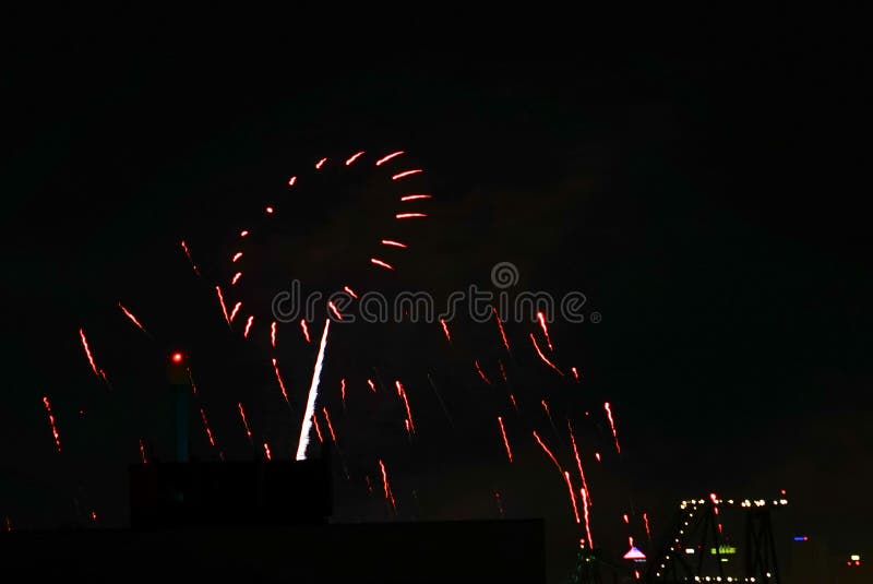 Circle Fireworks stock image. Image of little, light - 96164185