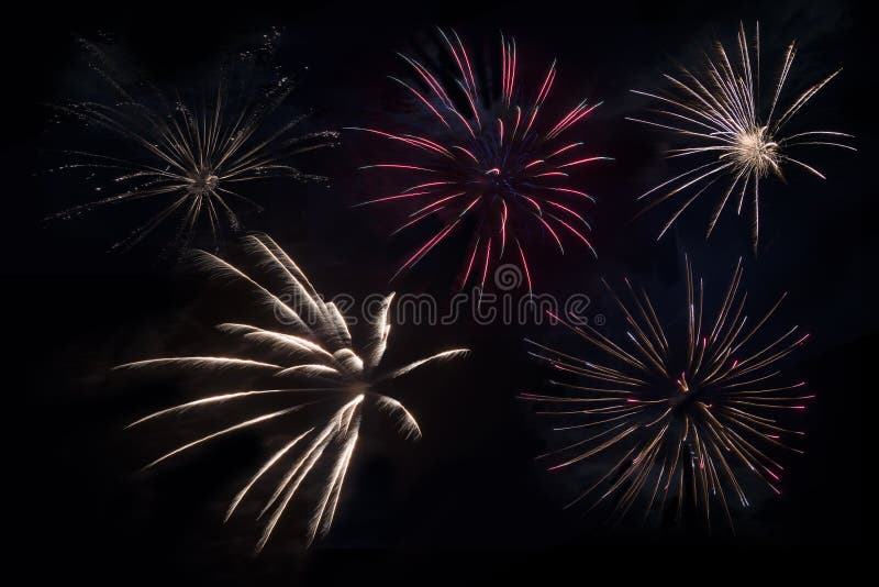 Fireworks stock photo. Image of sparkle, years, flashing - 44268234
