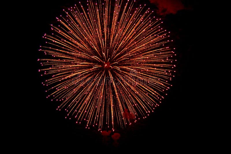 Fireworks in Japan 2 stock photo. Image of powder, effects - 3903440