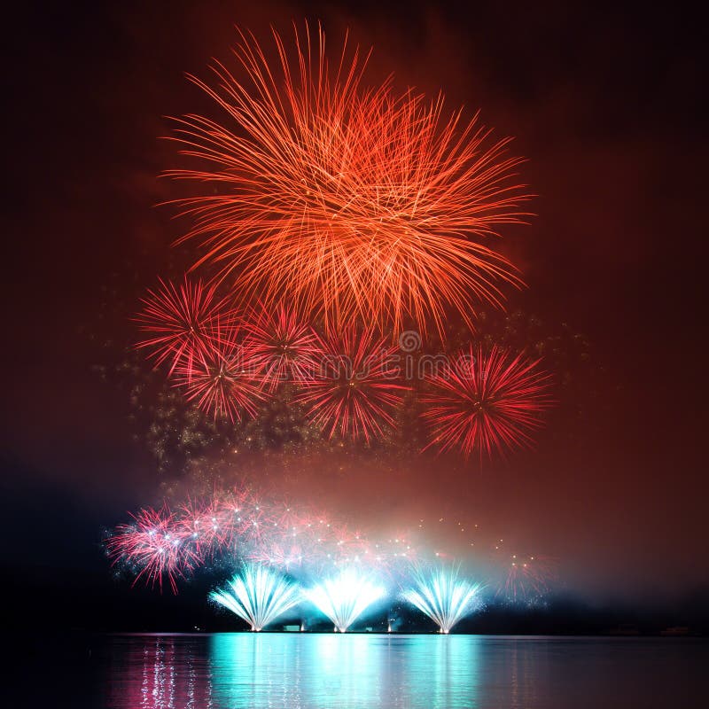 Fireworks stock image. Image of festive, burst, july - 31609865