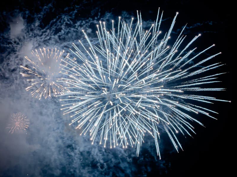 Fireworks at Lewes Bonfire, November 2022 Stock Image - Image of ...