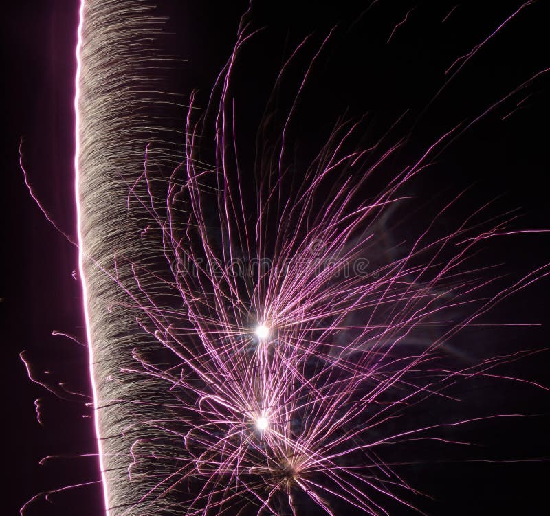 Fireworks Light Show Colorful Stock Photo - Image of flower, fireworks ...
