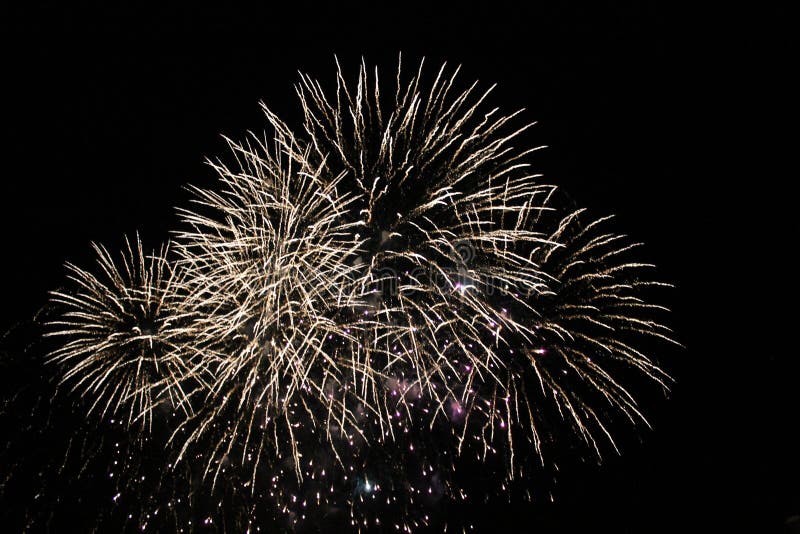 Fireworks Light Up the Sky with Dazzling Display Stock Image - Image of ...