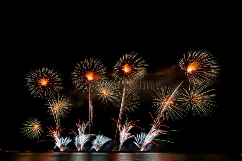 Fireworks light up the sky stock photo. Image of firework - 167069844