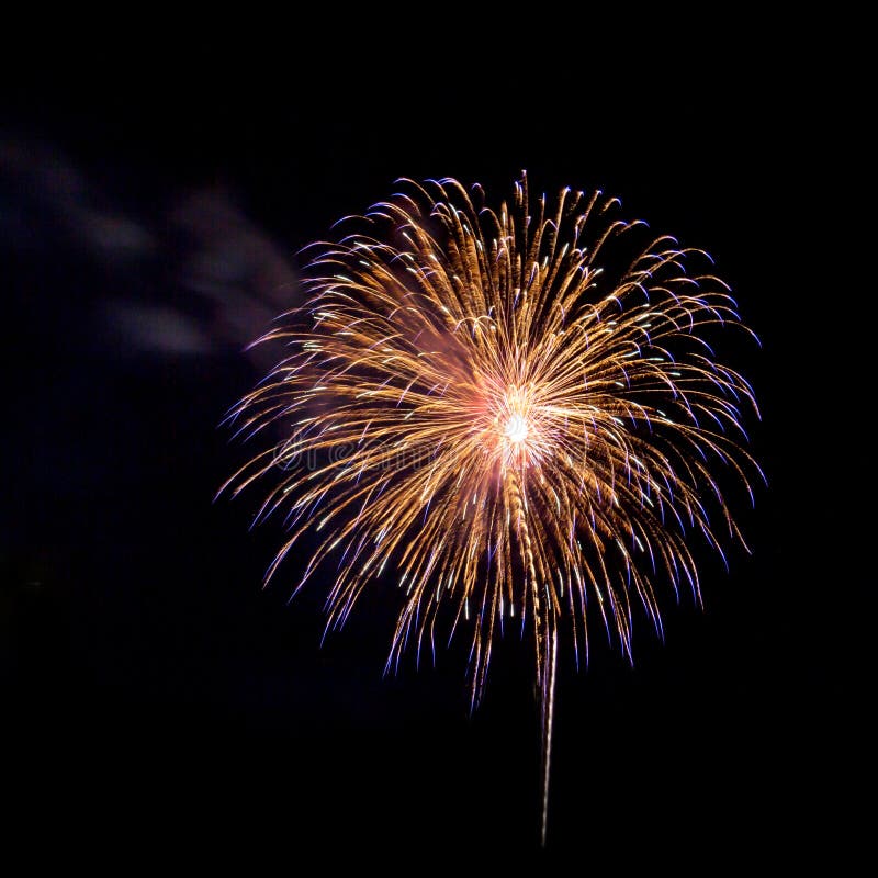 Fireworks light up the sky stock image. Image of birthday - 98232445