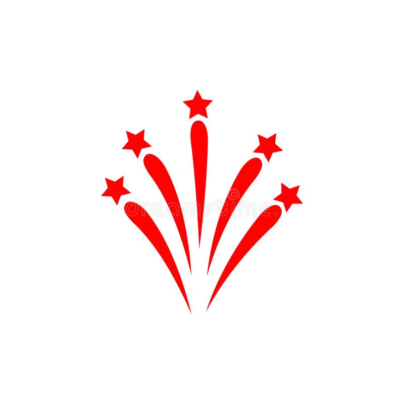 Fireworks logo stock vector. Illustration of entertainment - 196810031