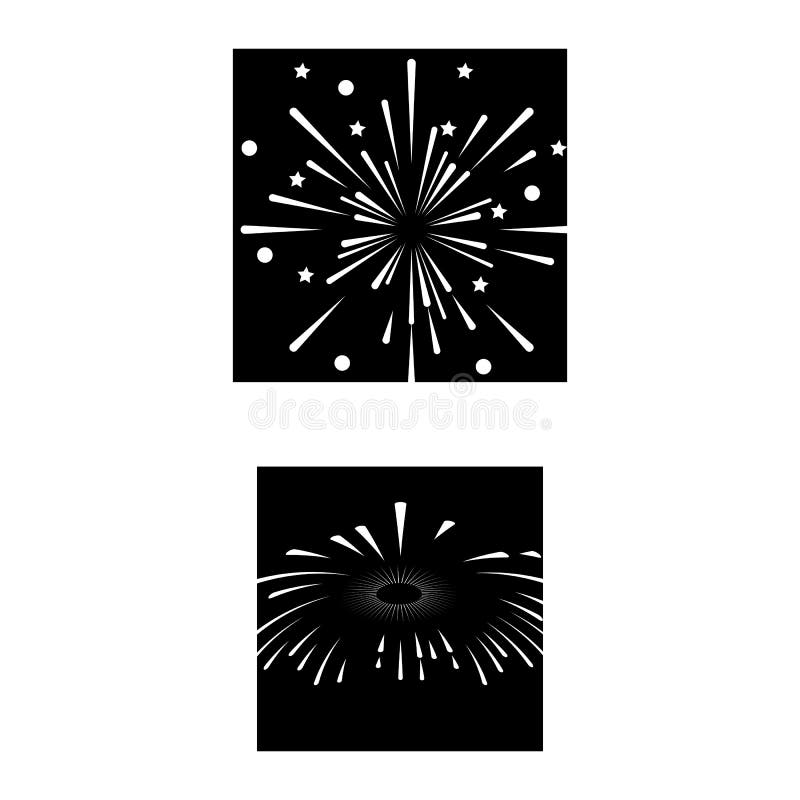 Fireworks Logo Template Vector Symbol Stock Vector - Illustration of ...