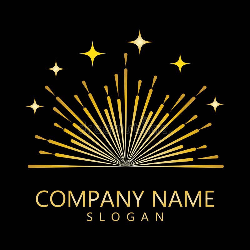 Fireworks logo vector stock vector. Illustration of twinkle - 202421808