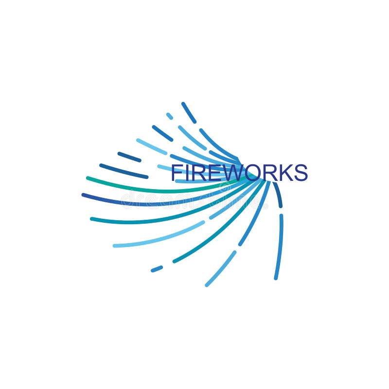 Fireworks logo vector stock vector. Illustration of fireworks - 235600819
