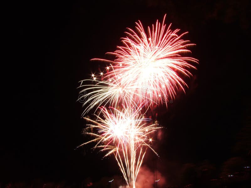 Fireworks stock photo. Image of time, fire, fireworks - 82653752