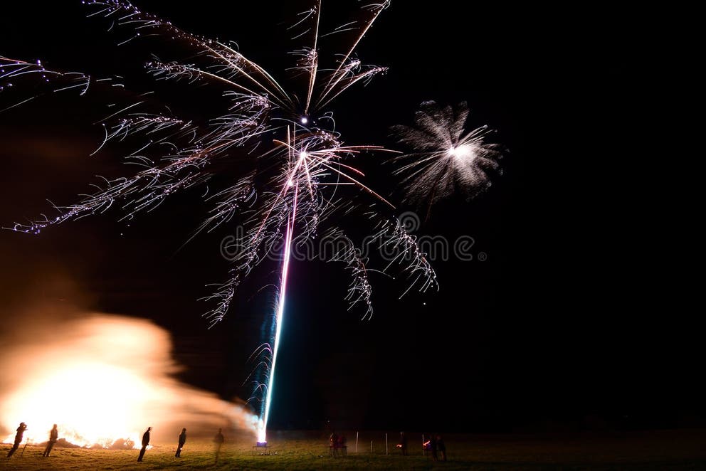 Fireworks stock photo. Image of outdoors, horizontal - 131538676