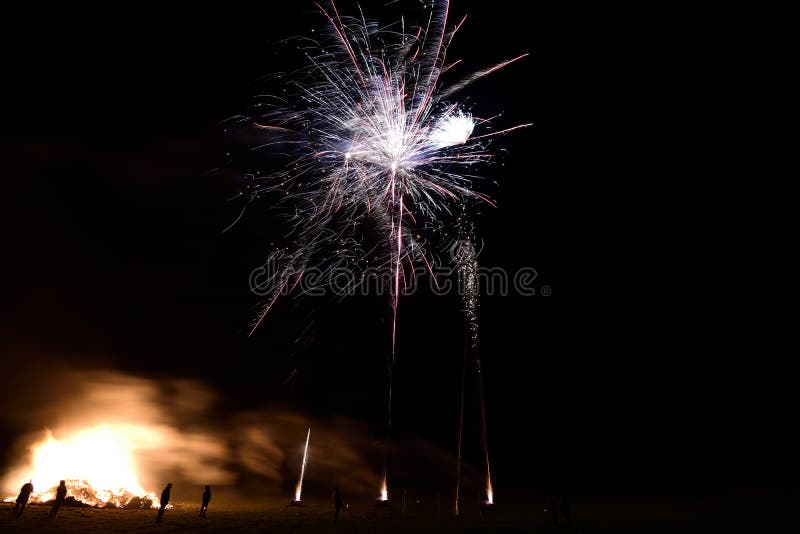 Fireworks stock image. Image of fawkes, beautiful, dark - 134879037