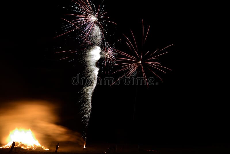 Fireworks stock photo. Image of horizontal, colourful - 134879082