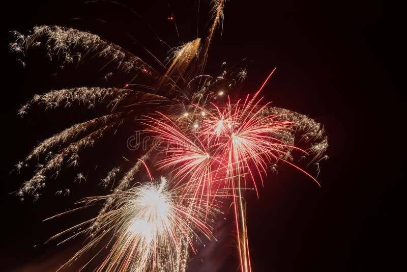 Fireworks stock photo. Image of colorful, beauty, horizontal - 194090312