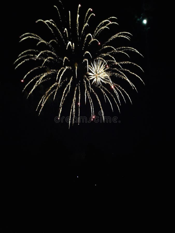 Fireworks stock photo. Image of luminous, fireworks, dark - 99446592